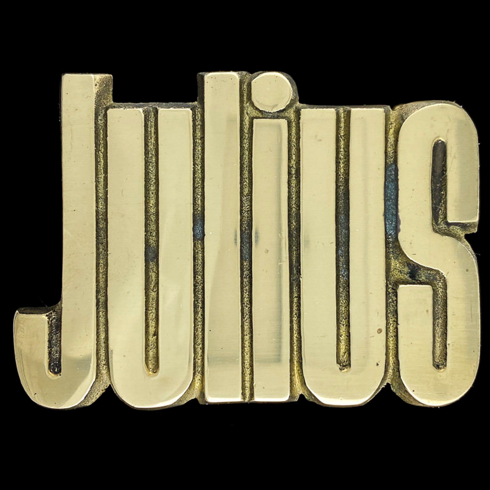 Julius Personalized Name Retro Old School Hippie Western Solid - Etsy