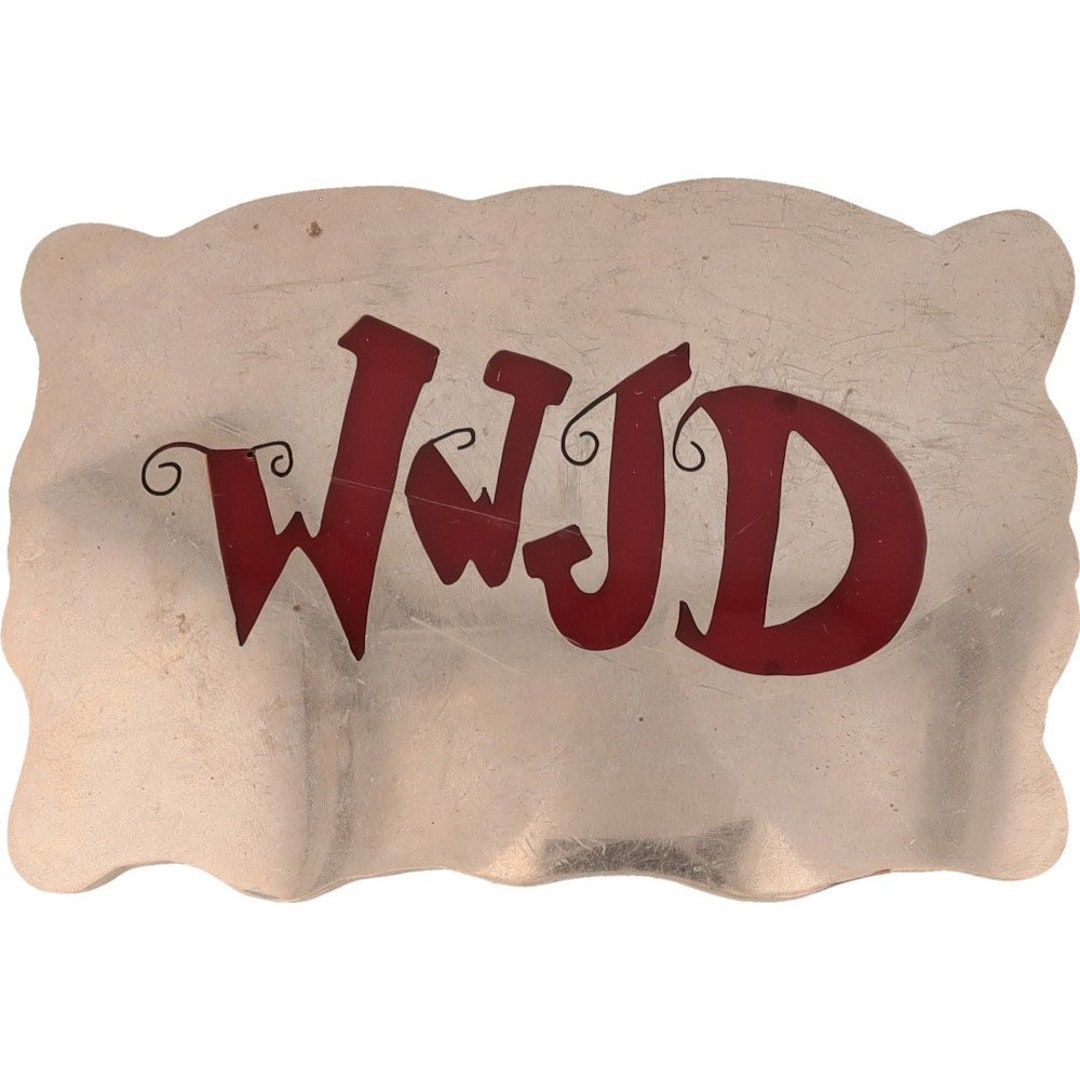 G Silver Wwjd What Would Jesus Do Christian Religious Western Saves God ...