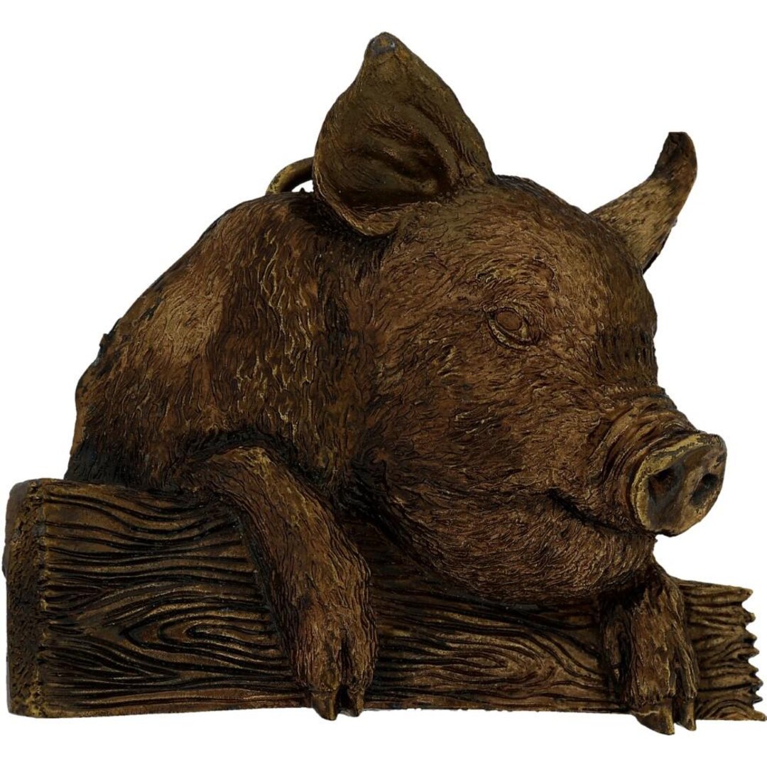 Farm Pig at Fence Ranch Hand Butcher Bbq Pitmaster Fair Vintage Belt ...
