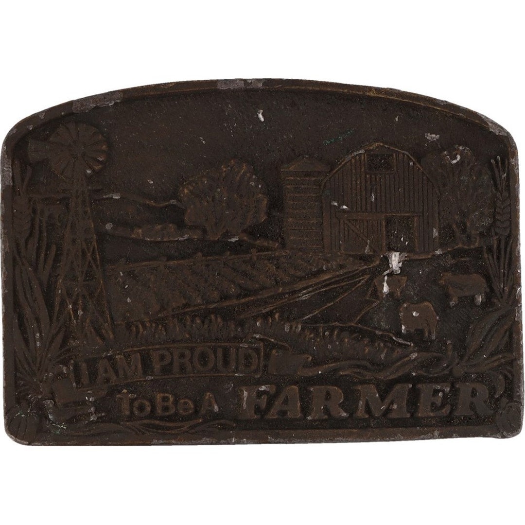 American Farmer Farming Agriculture Farm Corn Wheat Dairy 70 Vintage ...