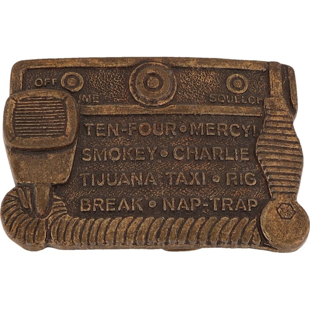 Cb Radio Trucker Semi Driver Gift Citizens Band Ham 1980s Vintage Belt ...