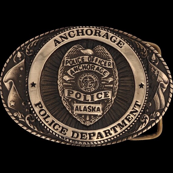 Brass Anchorage Alaska Police Department Apd Law Enfo… - Gem