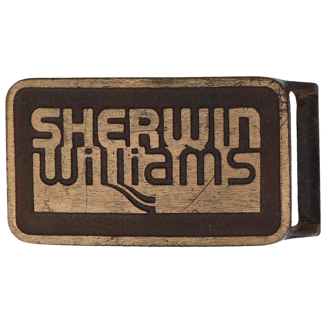 Bronze Sherwin Williams Painting Painter Paint Store 70s Vintage Belt ...