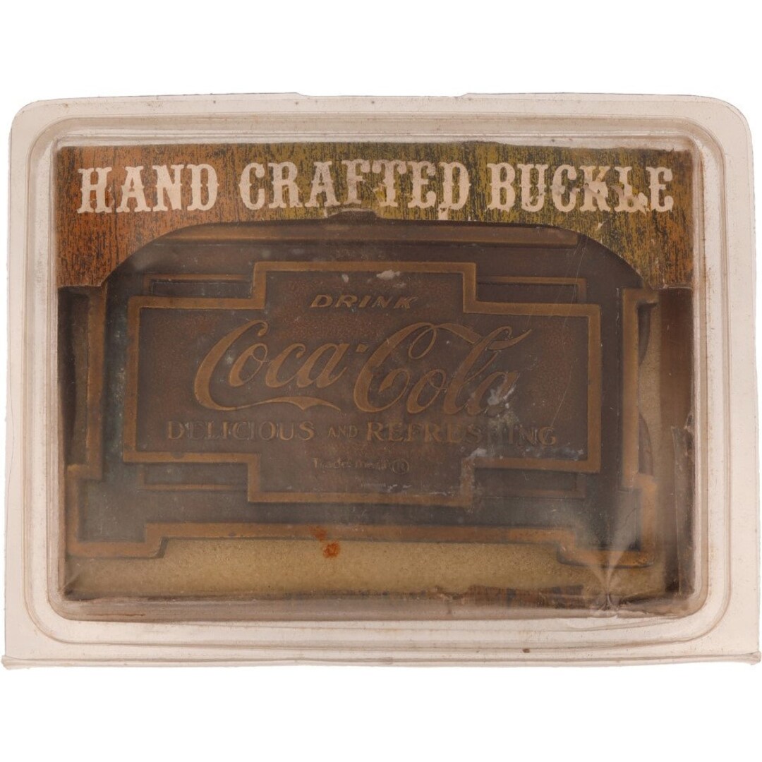 Coca Cola Coke Collectible Soda Sign Ad Fountain Drink 70s Vintage Belt ...