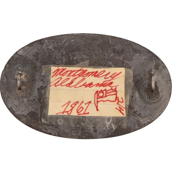 Brass Cs Csa Civil War Confederate States Cs Plate Fo… - Gem