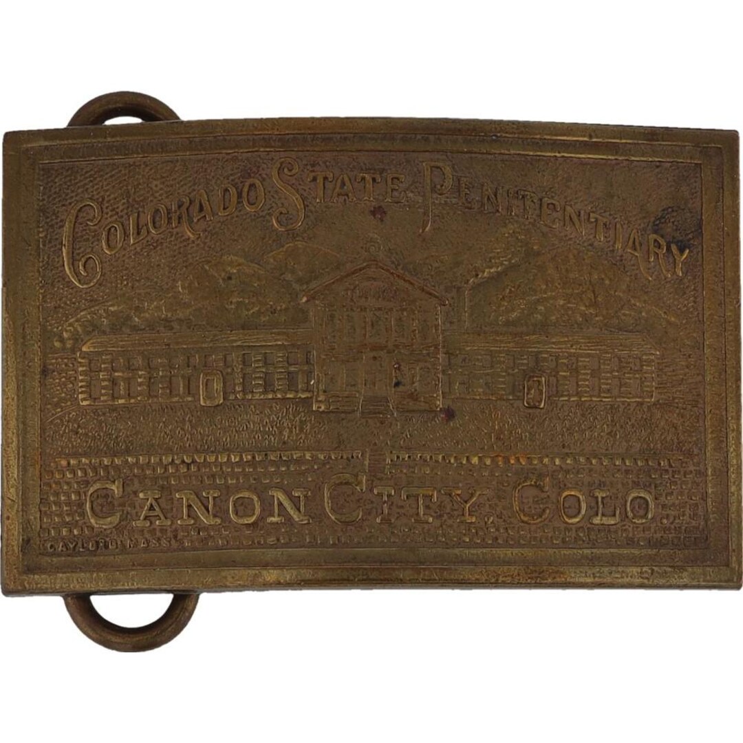 Brass Colorado State Penitentiary Canon City Prison Doc 1970s Vintage ...