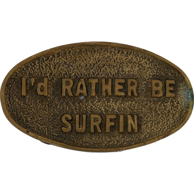 Brass Belt Buckle Coastal - Etsy