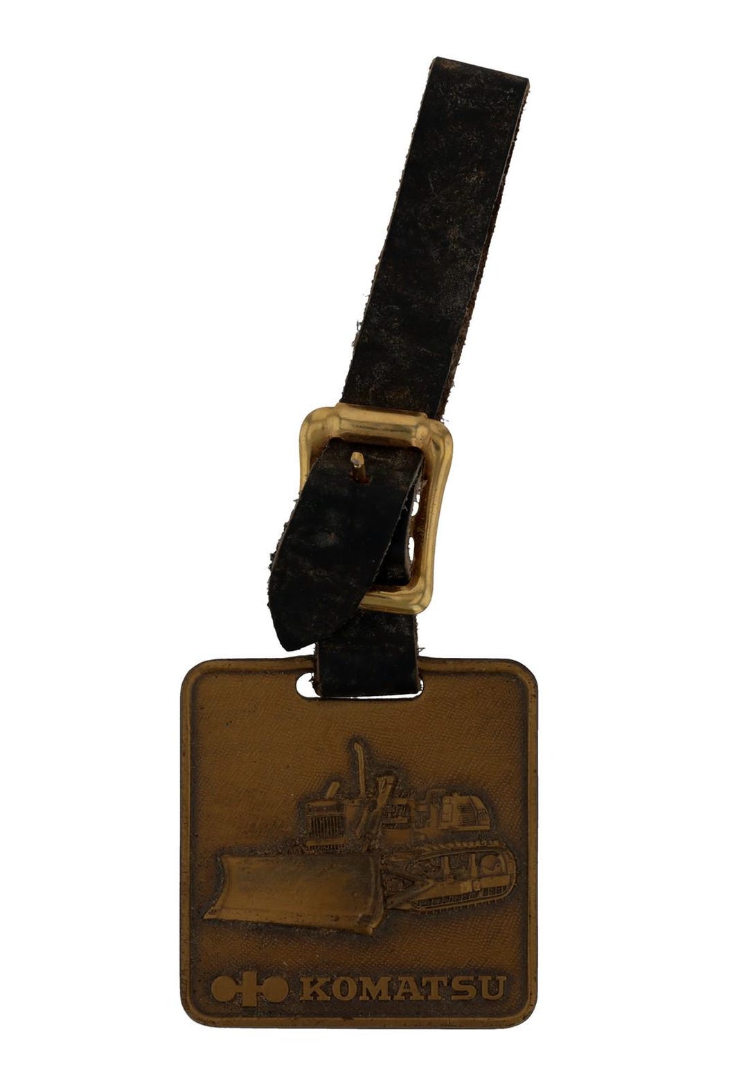 New Komatsu Dozer Operator Heavy Equipment Vintage Key Fob Chain Grader ...