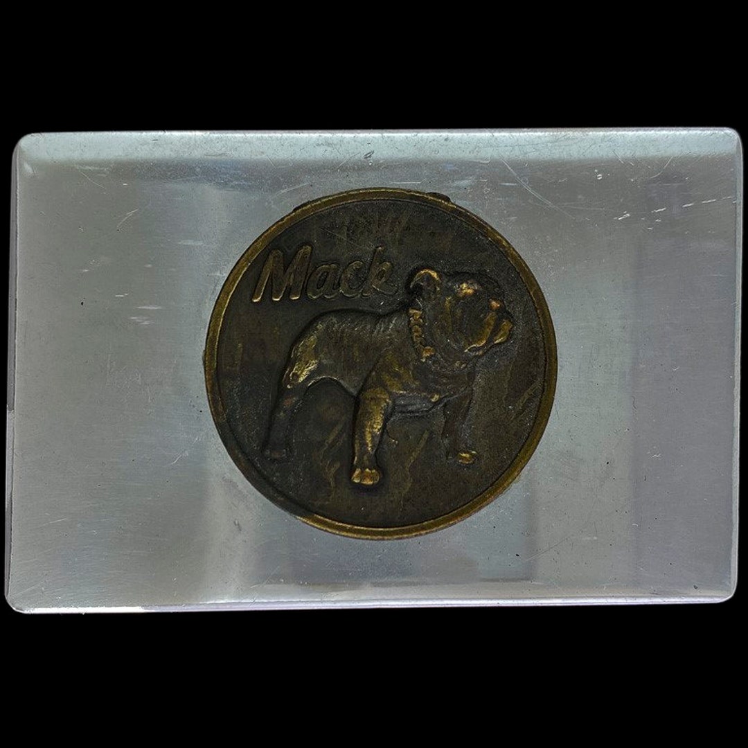 Truck Bulldog Logo Medallion Semi Trucker Trucking Driver Gift ...