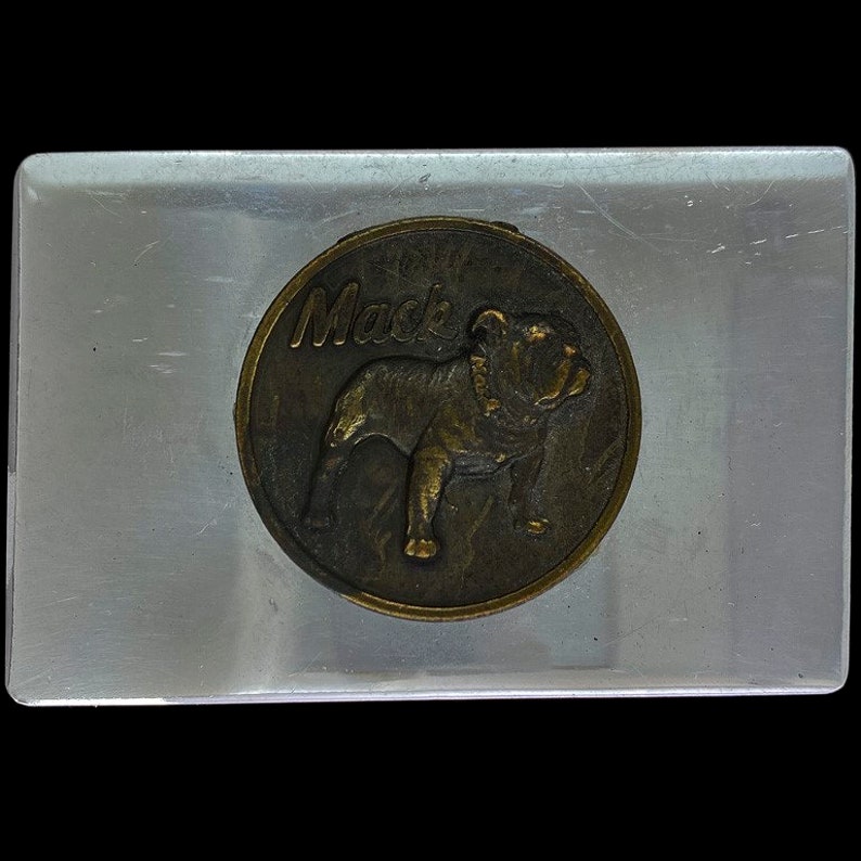 Truck Bulldog Logo Medallion Semi Trucker Trucking Driver Gift ...