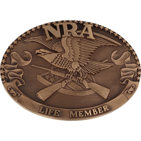 New Brass Nra National Rifle Logo Member Gun Right We… - Gem