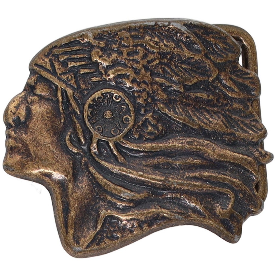 Native American Indian Chief Hippie Western Sleepy Eye 80s Vintage Belt ...