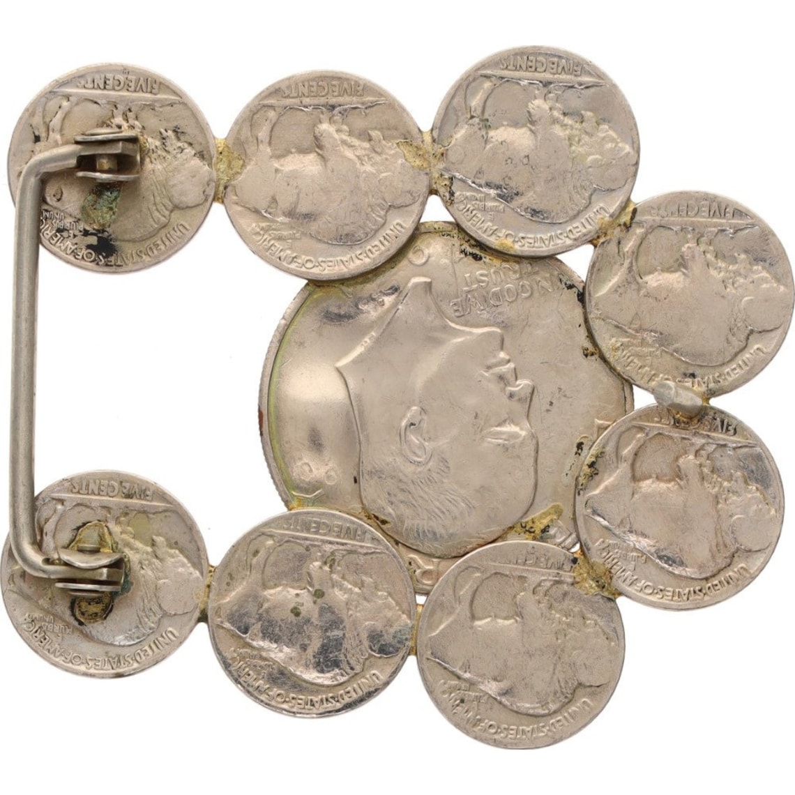 1 Dollar Eisenhower Coin Moon Landing Native American Handmade Vintage ...