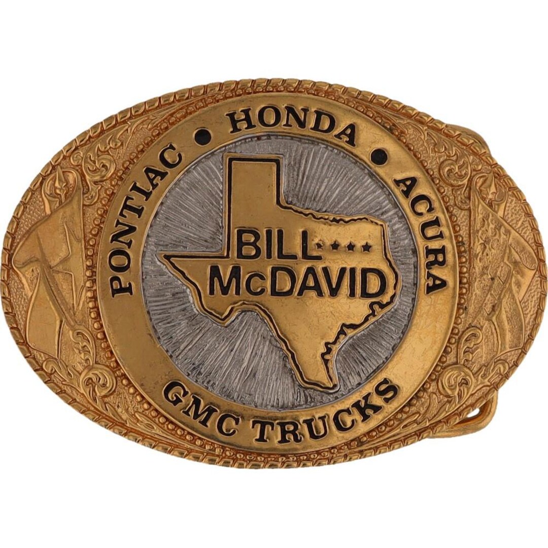 Bill Mcdavid Texas Gmc Trucks Pontiac Honda Car Dealer Nos Vintage Belt ...