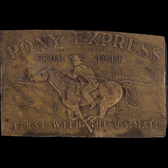 Pony Express Horse Us Mail Post Office Wild West West… - Gem