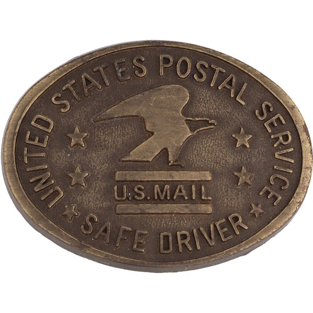 Usps Postal Service Mail Worker Clerk Man Mailman 1980s Vintage Belt ...