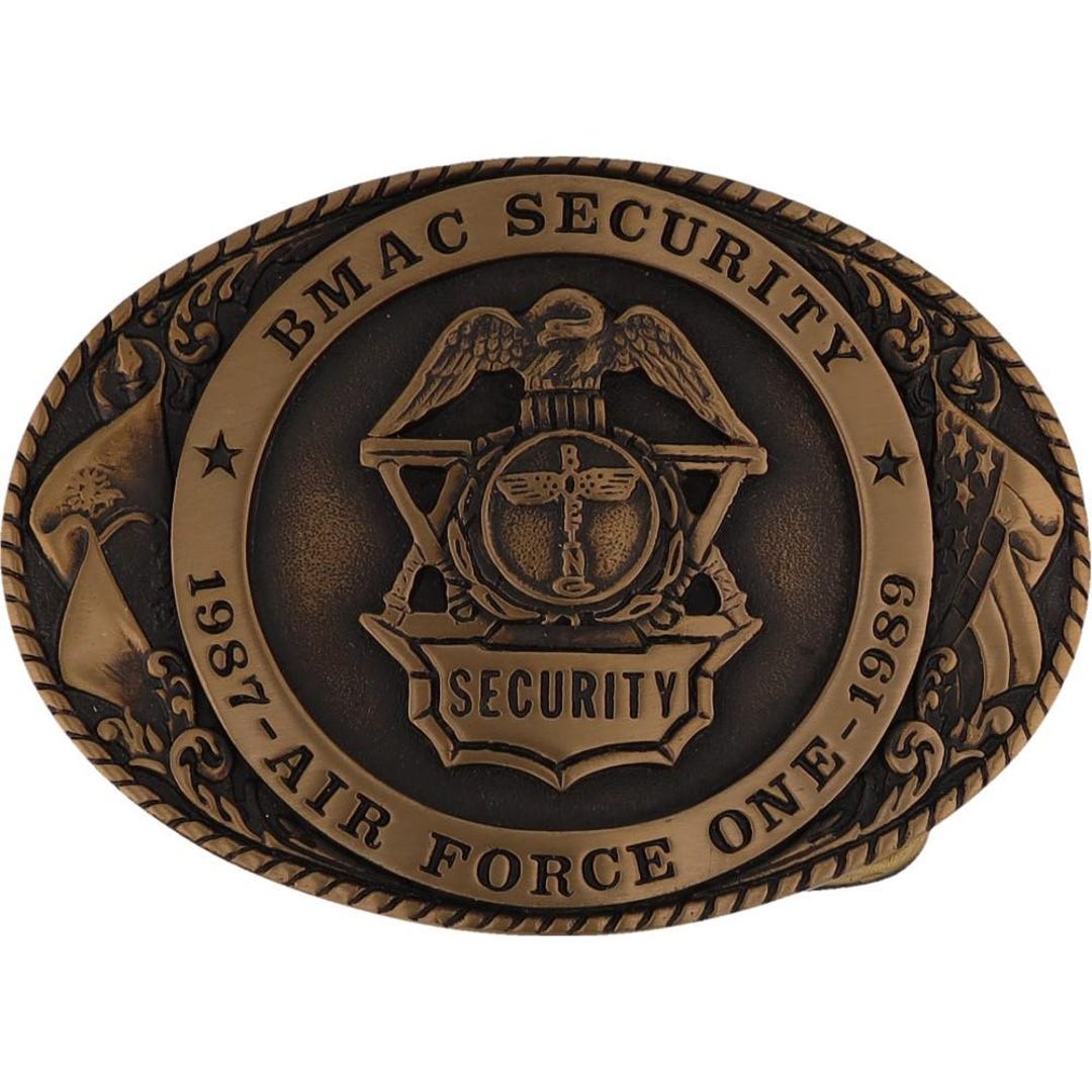 New Boeing Military Airplane Co. Bmac Af1 Security NOS Vintage Belt ...