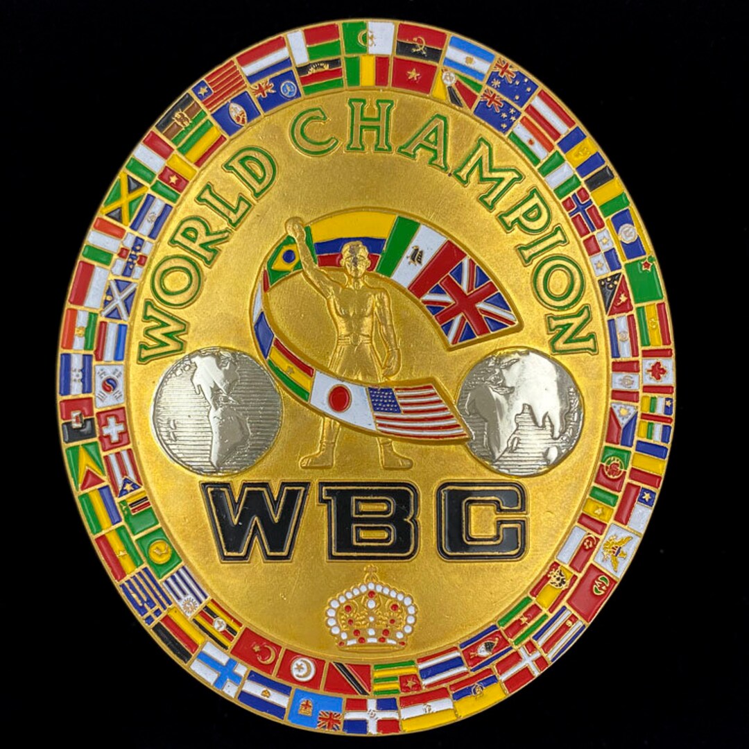Rare Muhammad Ali Heavyweight Champion Belt Buckle Wbc World Boxing ...