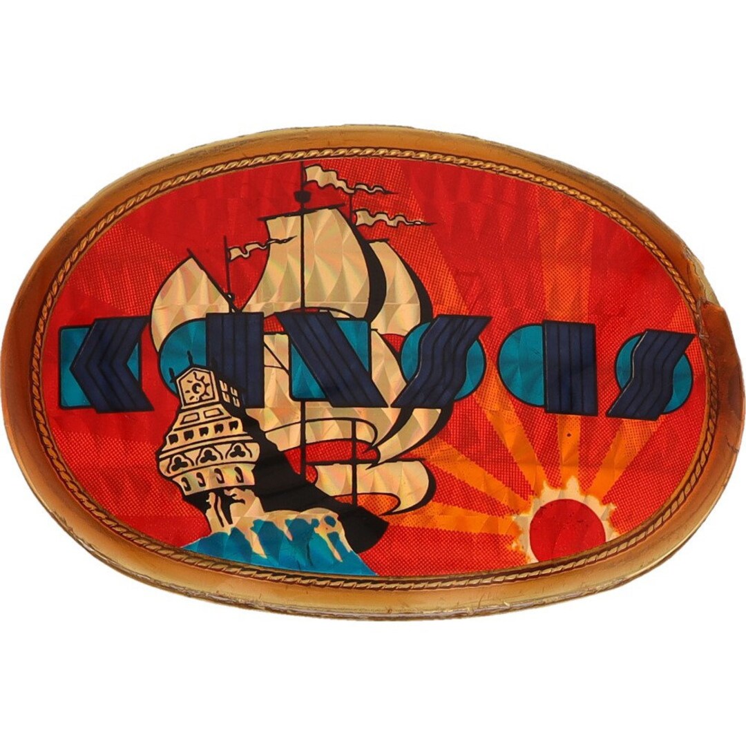 Kansas Aucoin Pacifica Rock Roll Music Hippie Band 1970s Vintage Belt ...