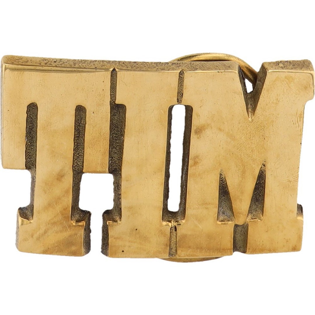 New Brass Tim Timothy Timmy Name Tag 1970s Nos Vintage Belt Buckle ...