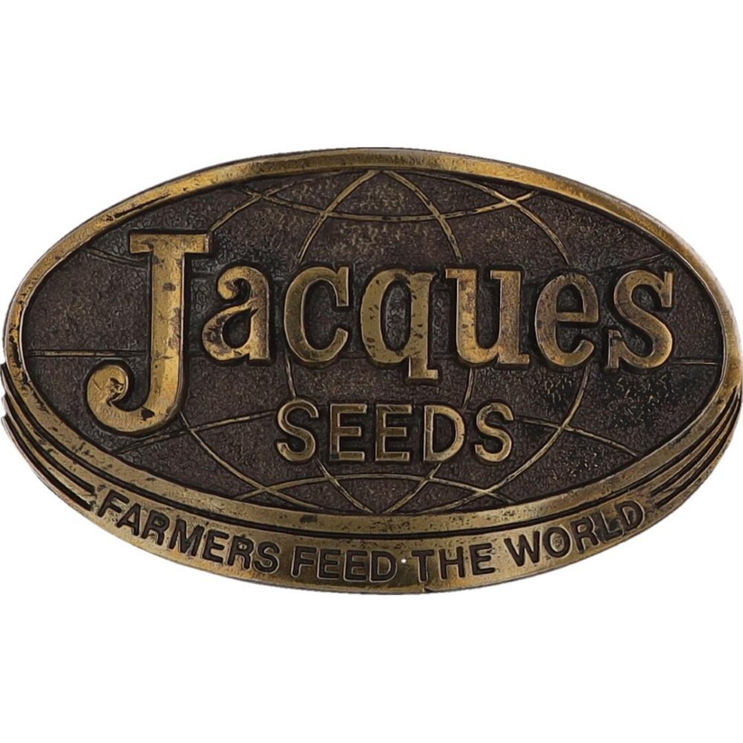Jacques Hybrid Seed Corn Farm Farming Farmer Sign Ad 1970s Vintage Belt ...