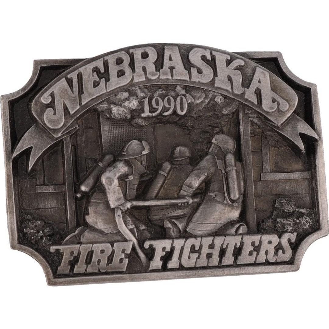 New Nebraska Fire Fighter Firefighter Department Fireman Nos Vintage ...