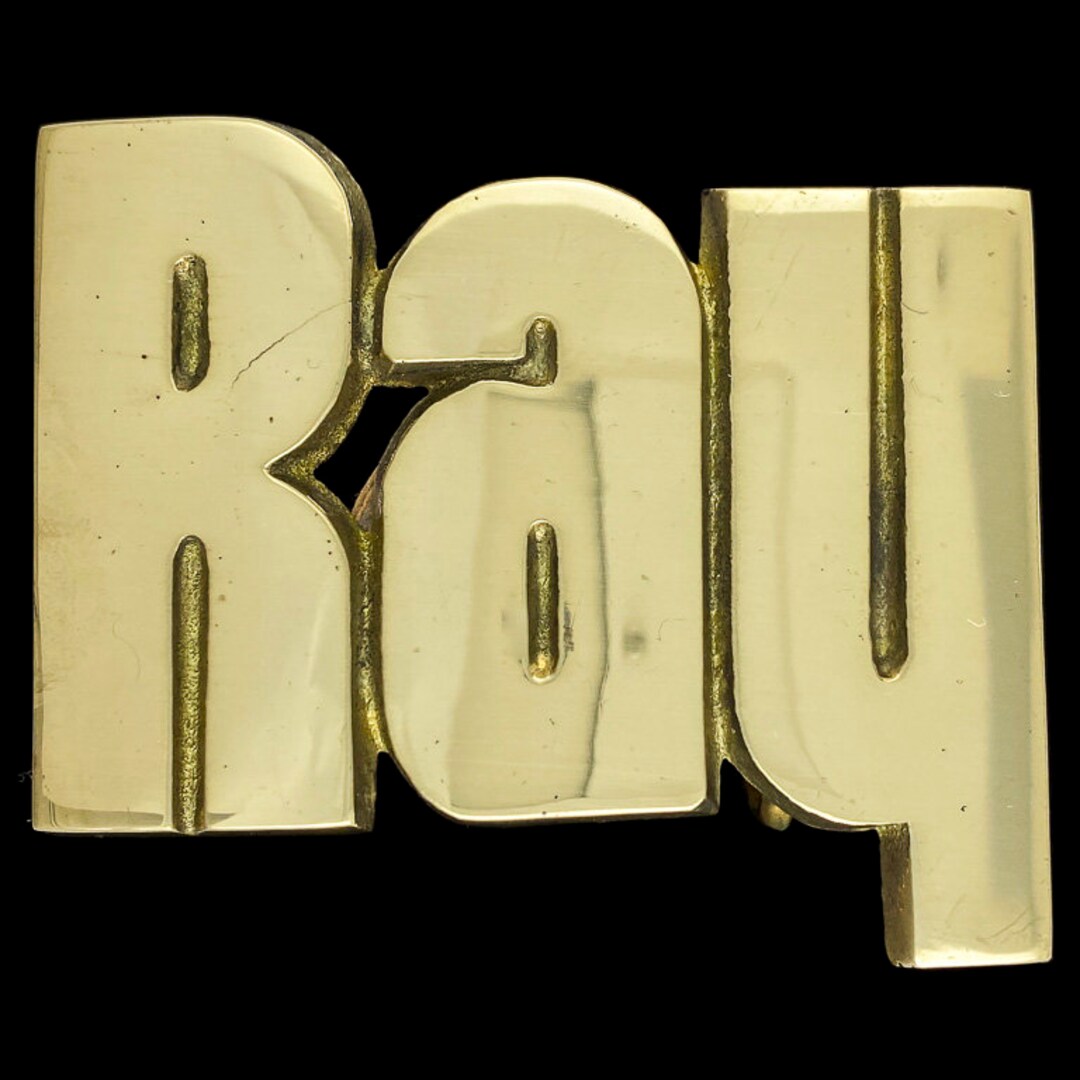 Ray Raymond Personalized Name Retro Old School Hippie Western Solid ...