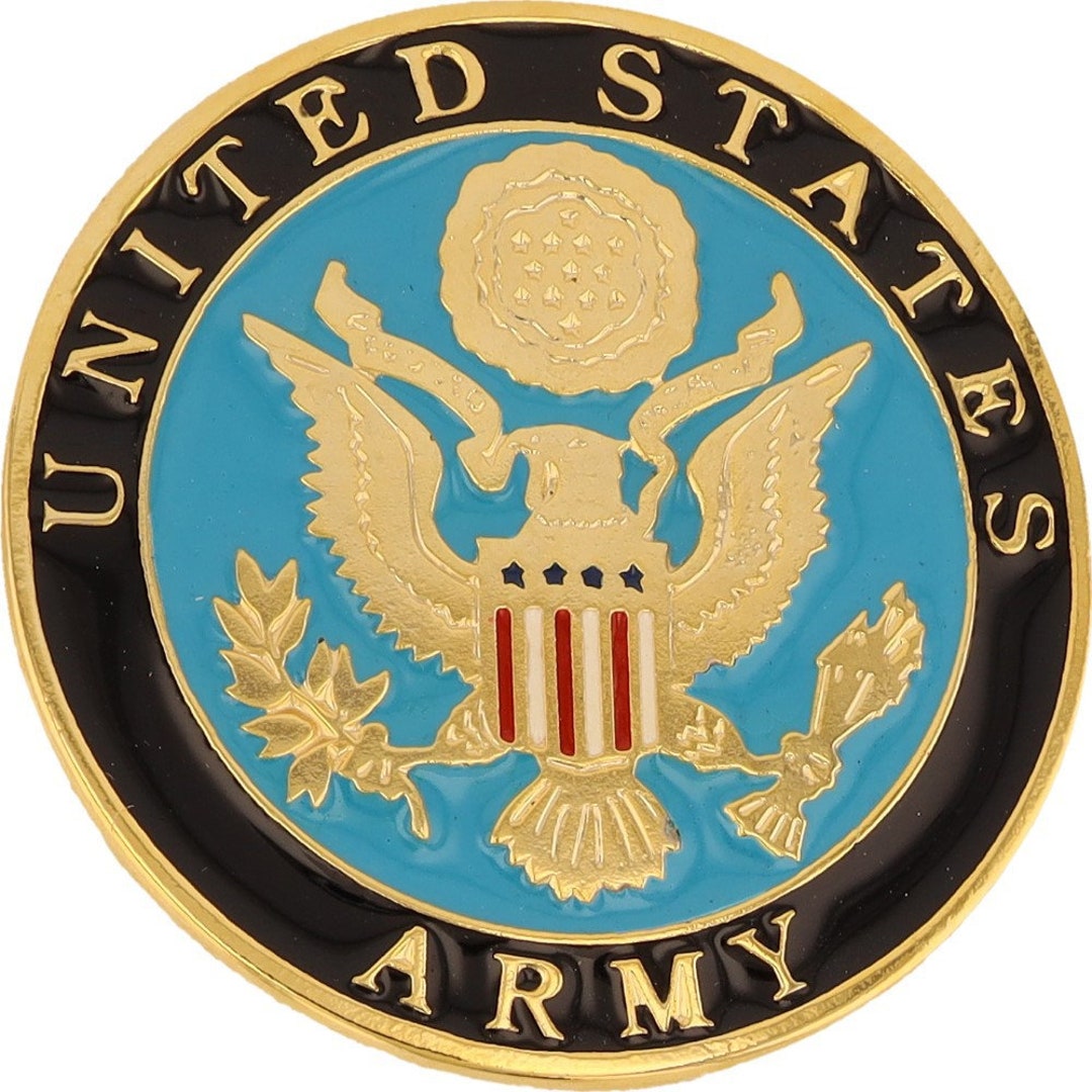 Us Army Logo Veteran Soldier Officer Retired Military Vet 1980s Nos ...