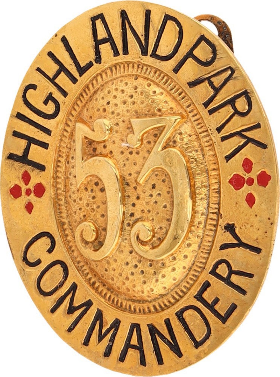 Highland Park No 53 Commandery Masonic Knights Templar 80s NOS Vintage ...