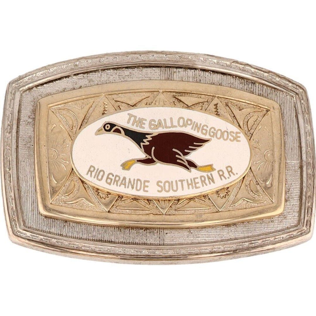 Rio Grande Southern Railroad Rr Colorado Rgs Railway Nos Vintage Belt ...