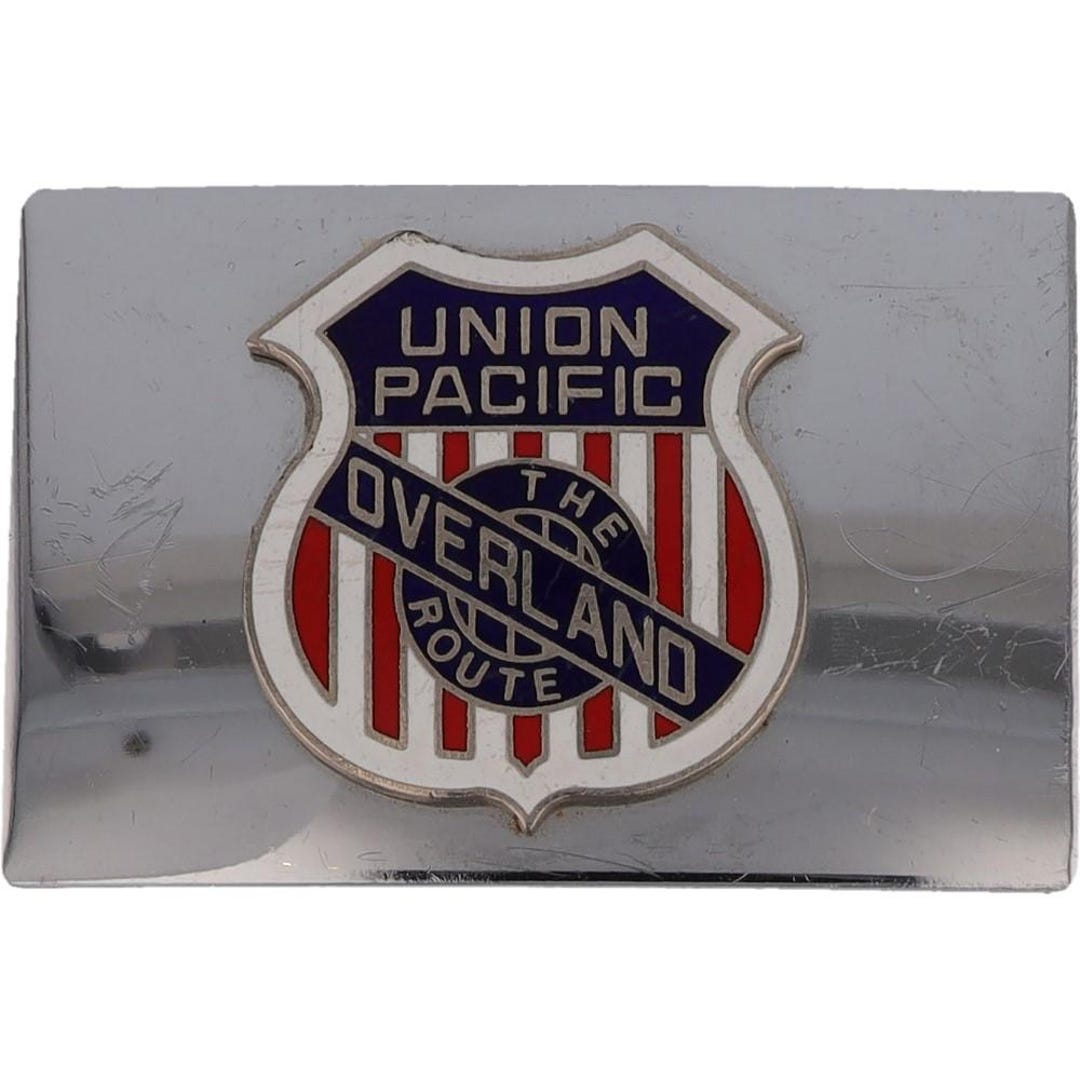 Up Union Pacific Railroad Train Overland Route Logo 1970s Vintage Belt ...