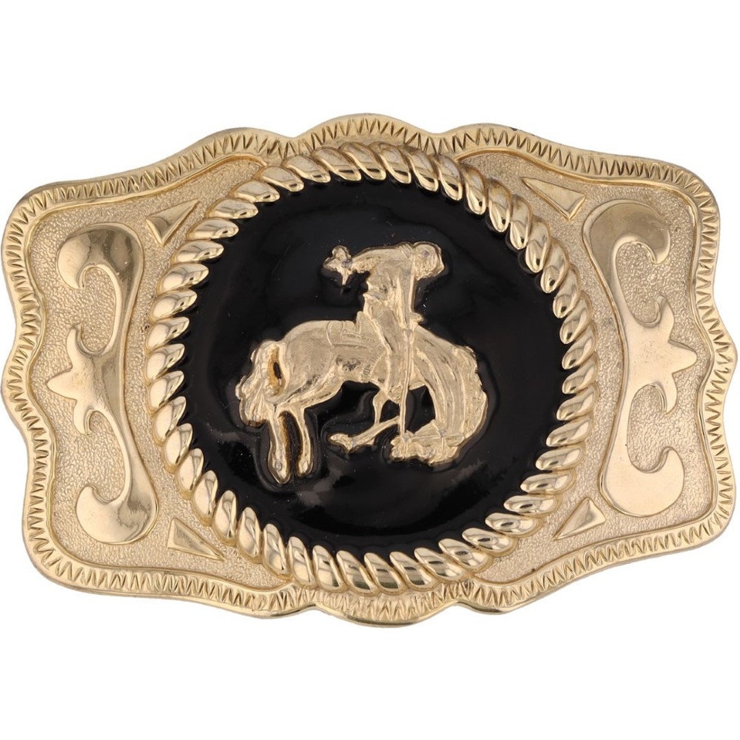 New Bucking Bronc Bronco Rider Wyoming Horse Rodeo Cowboy Western Nos ...