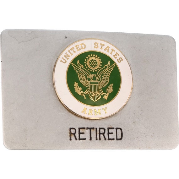 Us Army Logo Veteran Soldier Officer Insignia Retired… - Gem
