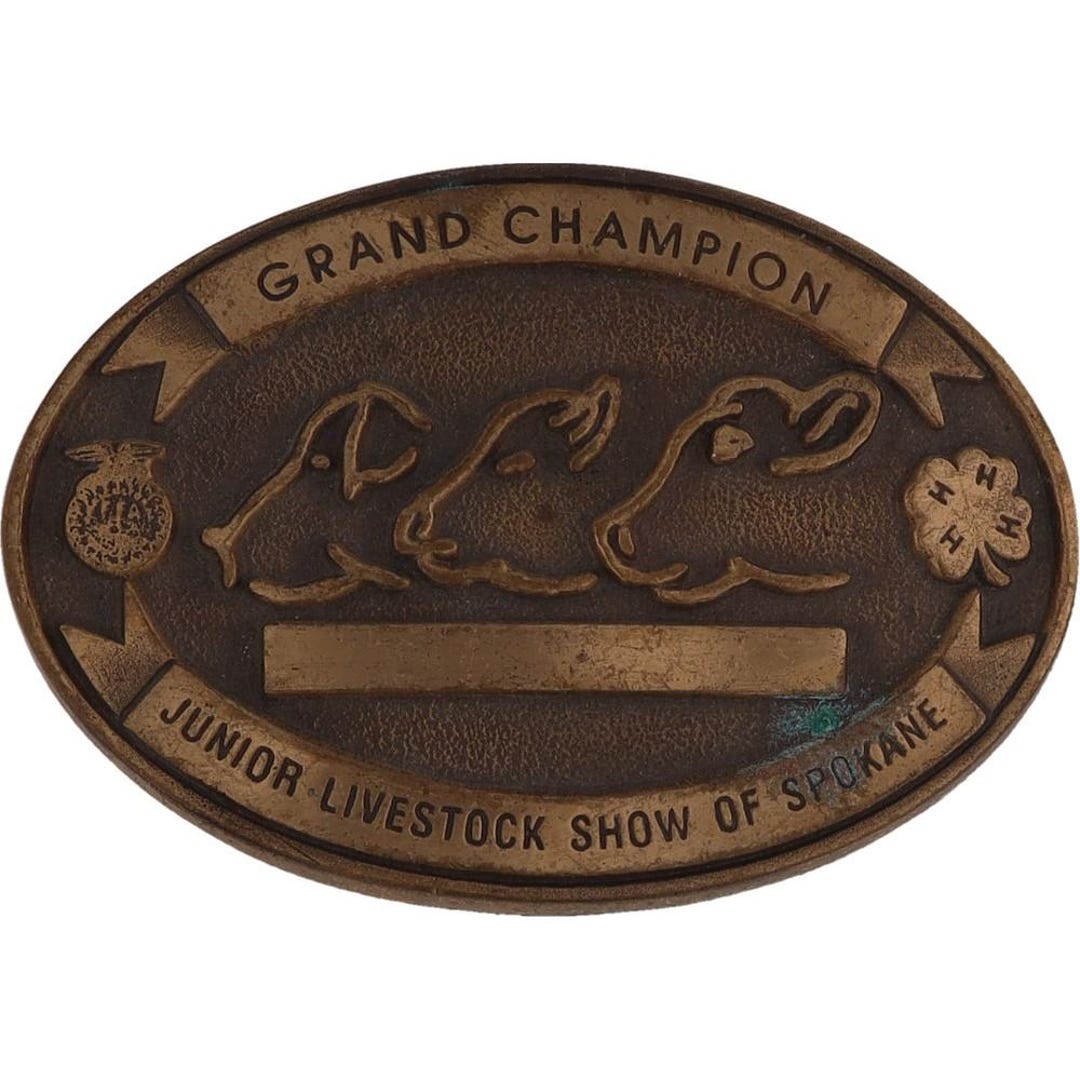 Grand Champion Junior Livestock Show Spokane Cattle 4H Ffa Vintage Belt ...