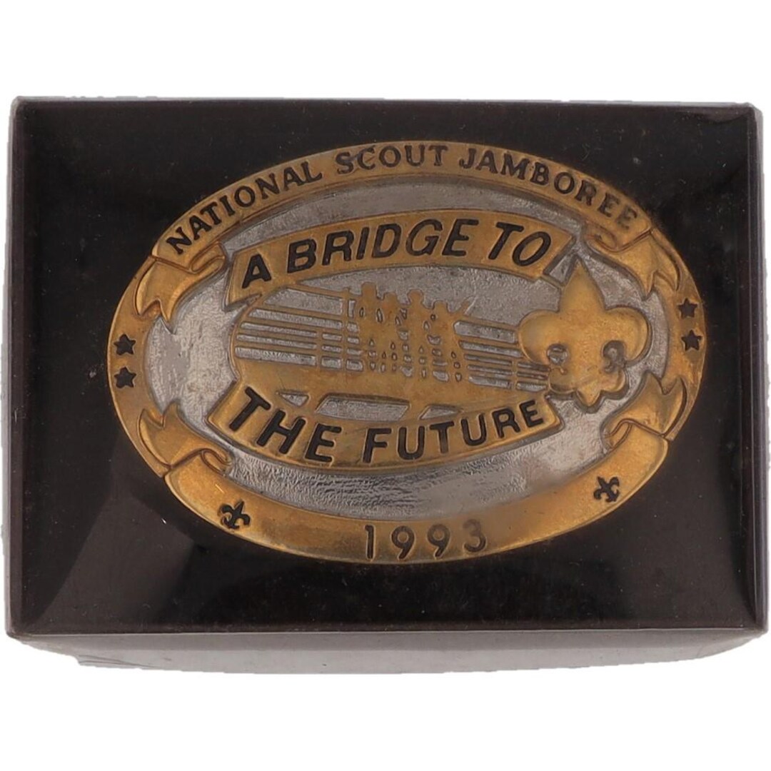 Boy Scouts Jamboree Bridge Future 1993 Camping Scouts Nos Vintage Belt ...