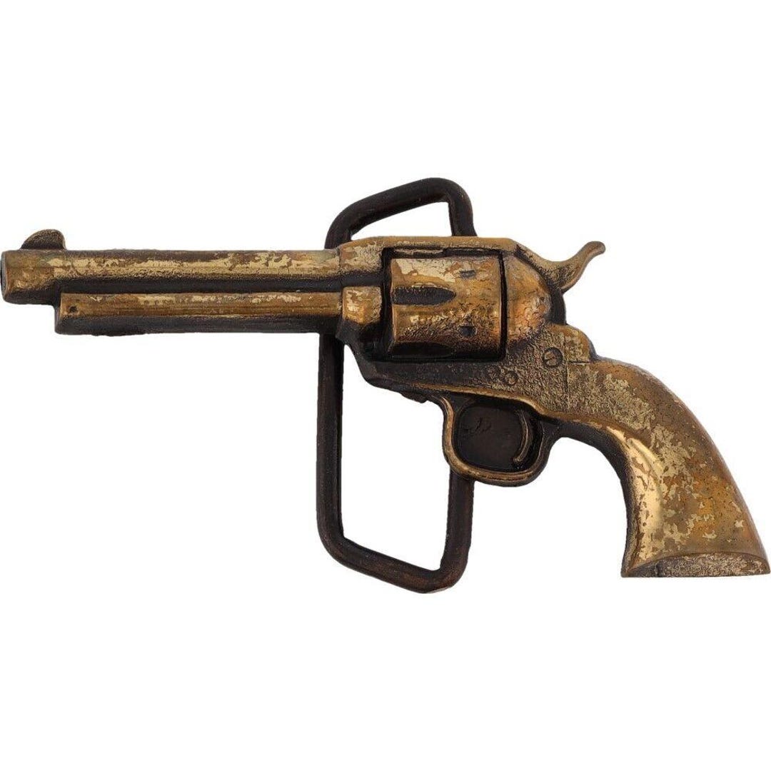 New Brass Se Colt Revolver Gun Handgun Bisley Cowboy 70s Nos Vintage ...