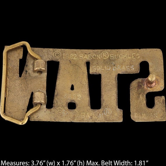 New Brass Stan Stanley Stanly Name Tag 1980s Nos Vint… - Gem