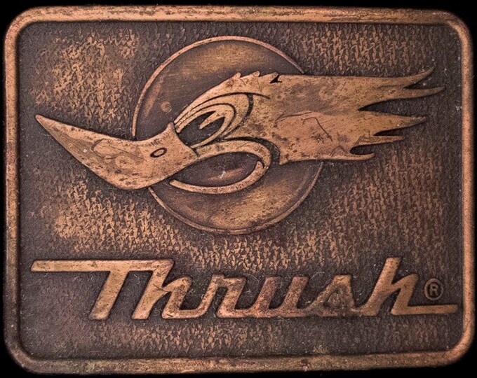 Thrush Exhaust Logo Nhra Muffler Hot Rod Drag Racing Vintage Belt ...