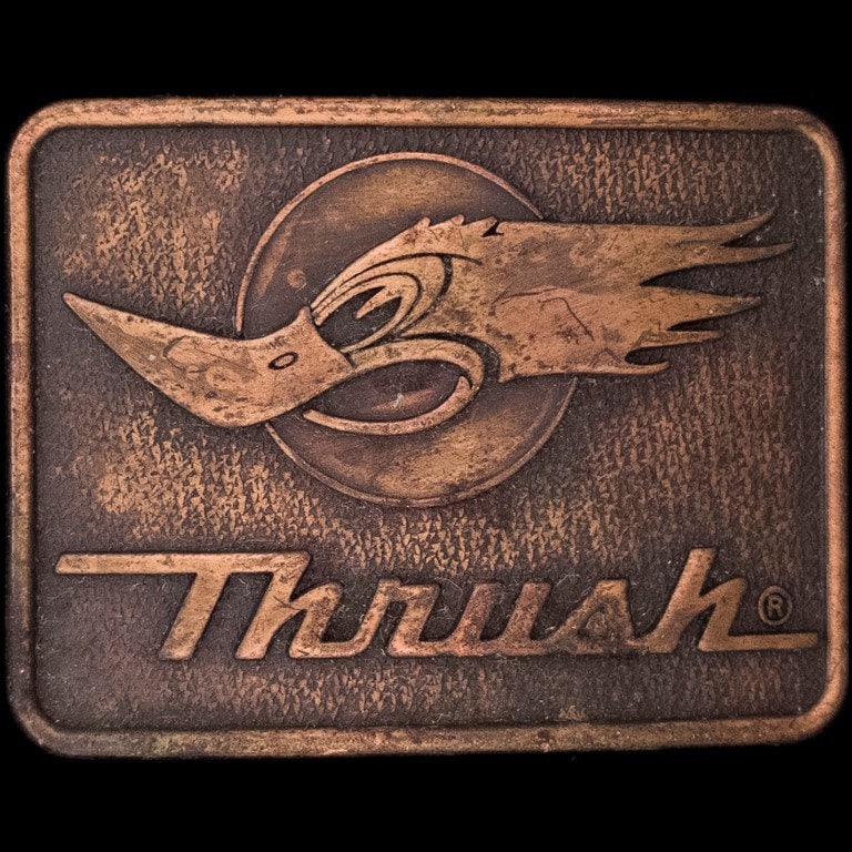 Thrush Muffler Bird Logo