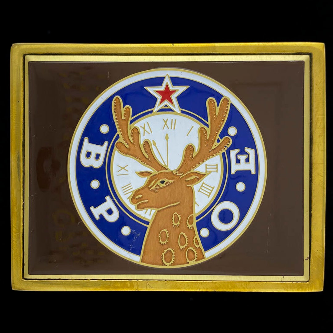 Bpoe Elks Club Lodge Deer Stars Clock Fraternal Benevolent and ...