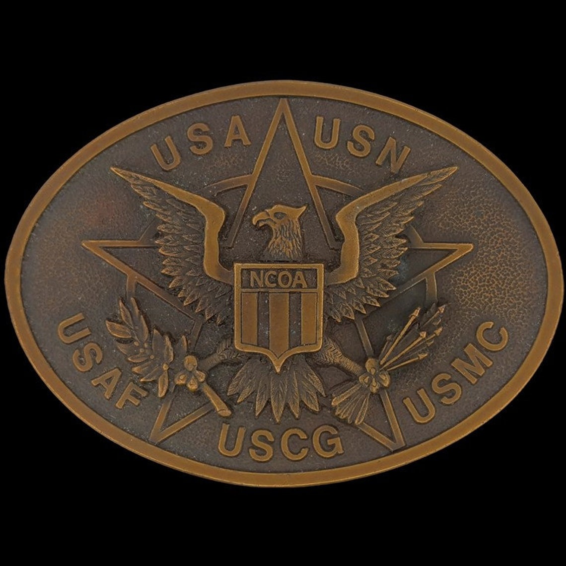 Ncoa Non Commissioned Officers Association Usn Usaf Usmc 1970s - Etsy