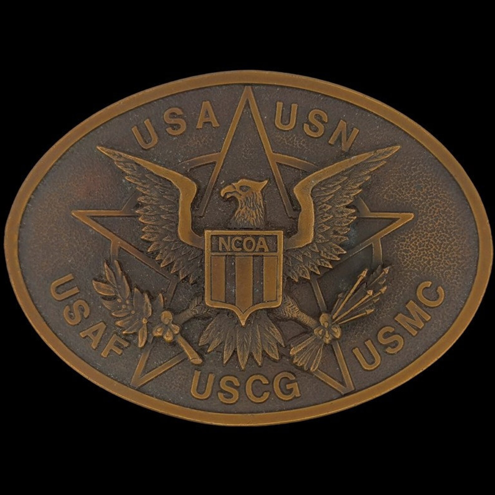 Ncoa Non Commissioned Officers Association Usn Usaf Usmc 1970s - Etsy