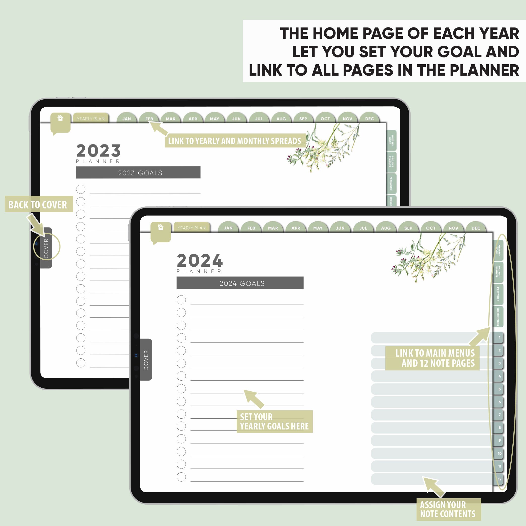 2023 2024 Life Planner Complete 2-year Planner for Your - Etsy