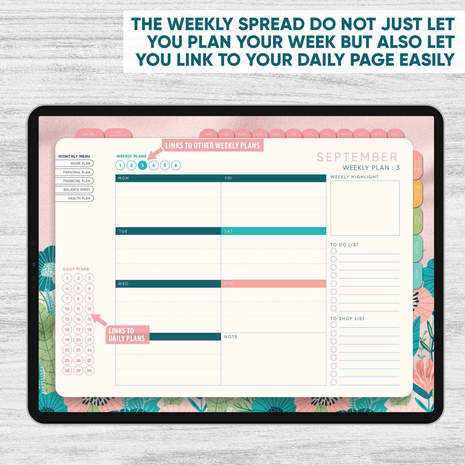 The Versatile Planner Undated All-round Planner for Your - Etsy