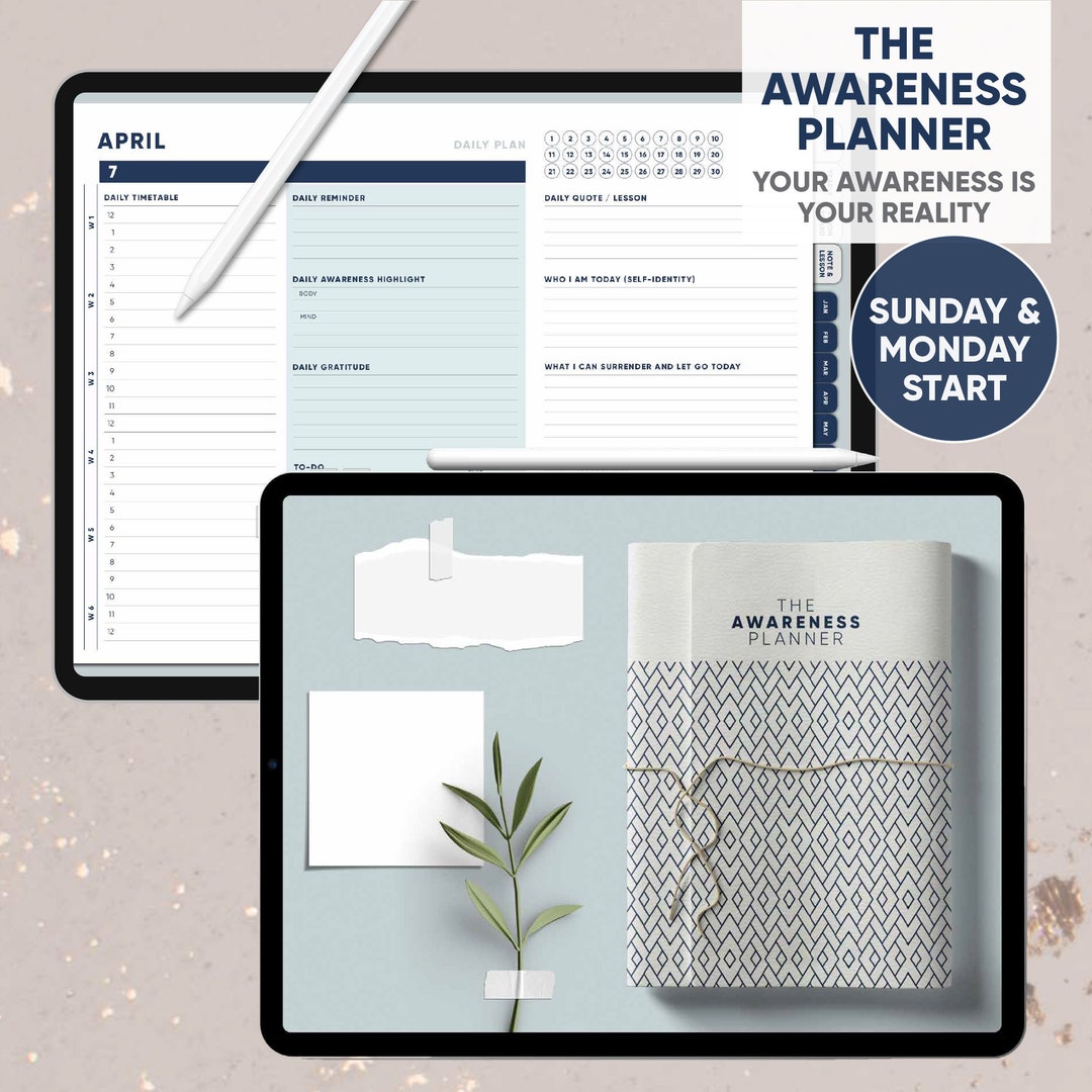 The Awareness Planner (undated) - Create Your Reality With Self ...