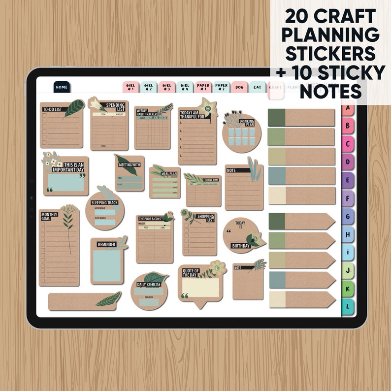 The DIGITAL Landscape Sticker Big Book - 303 Planning Stickers in 12 ...
