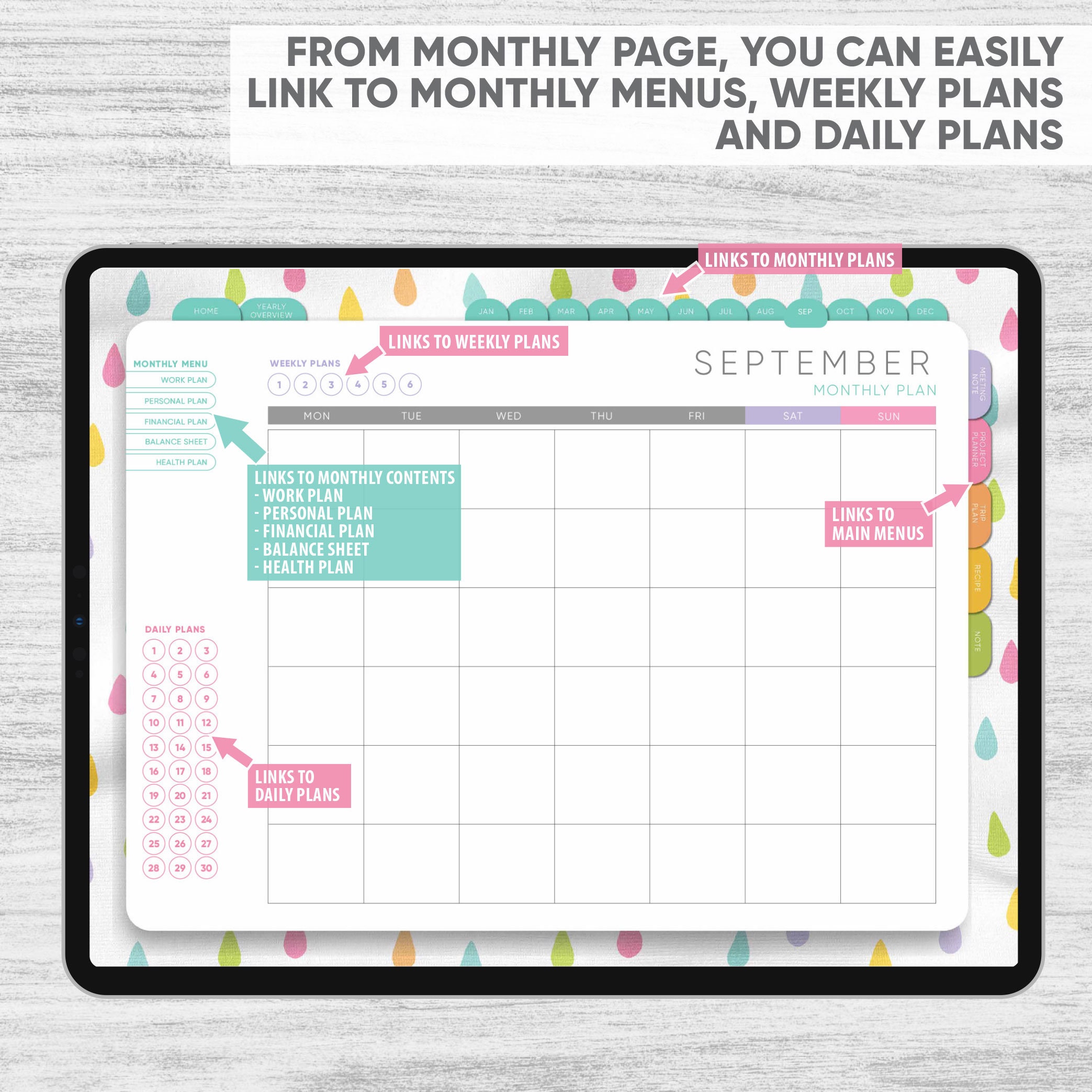 The Versatile Planner Undated All-round Planner for Your | Etsy