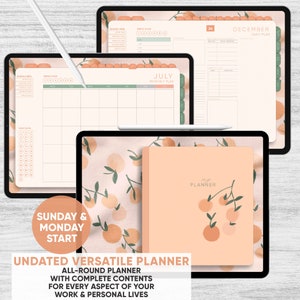 The Versatile Planner - Undated All-round Planner for Your Work and ...