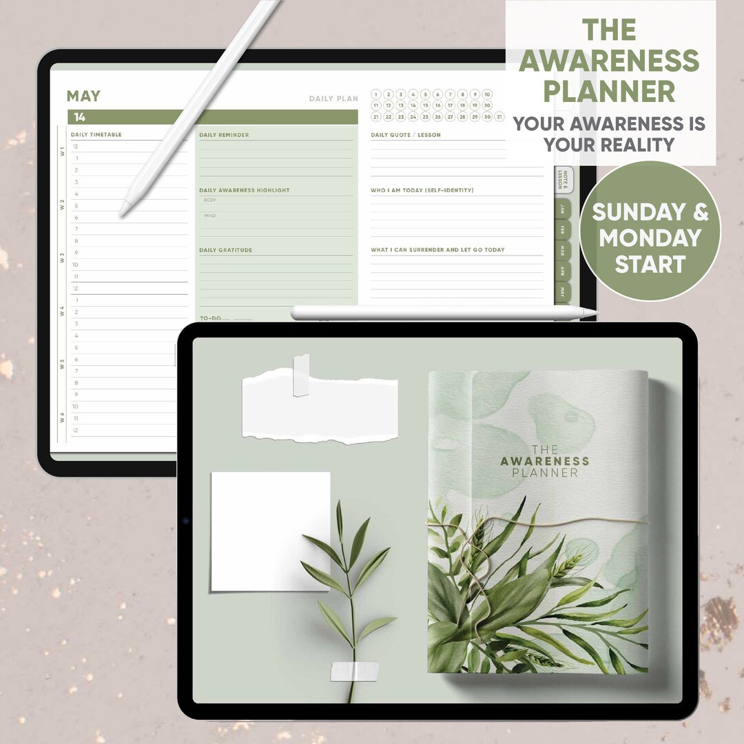 The Awareness Planner (undated) - Create Your Reality With Self ...