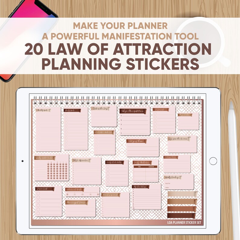 20 DIGITAL LOA Planning Stickers for Any Digital Planner | Etsy